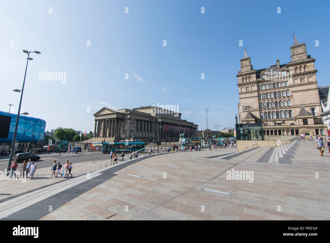 St George's Hall Liverpool City Centre Stock Photo - Alamy