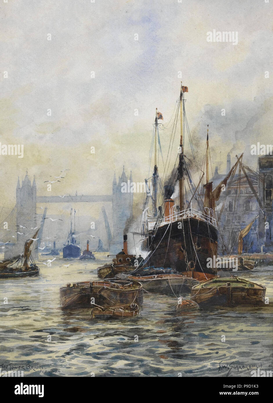 Scarborough Frederick William - the Tower Bridge London 1 Stock Photo ...