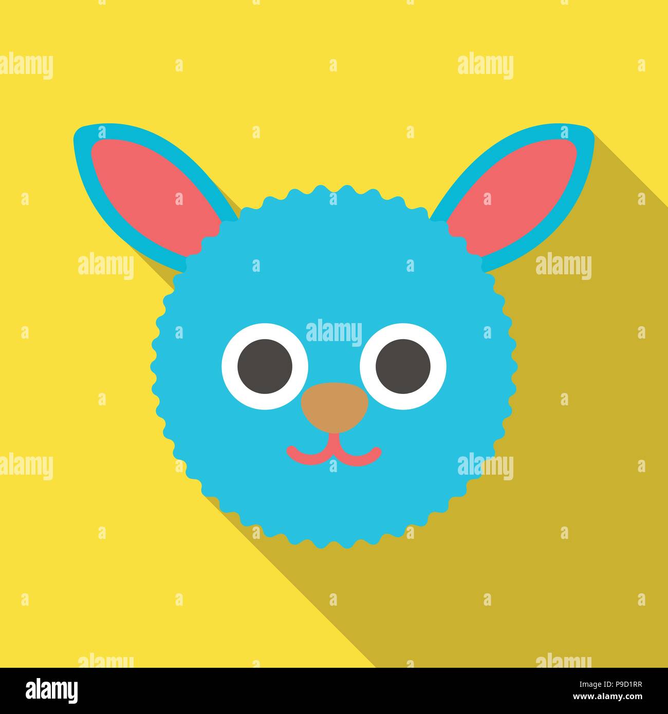 Children's toy flat icons in set collection for design. Game and bauble ...