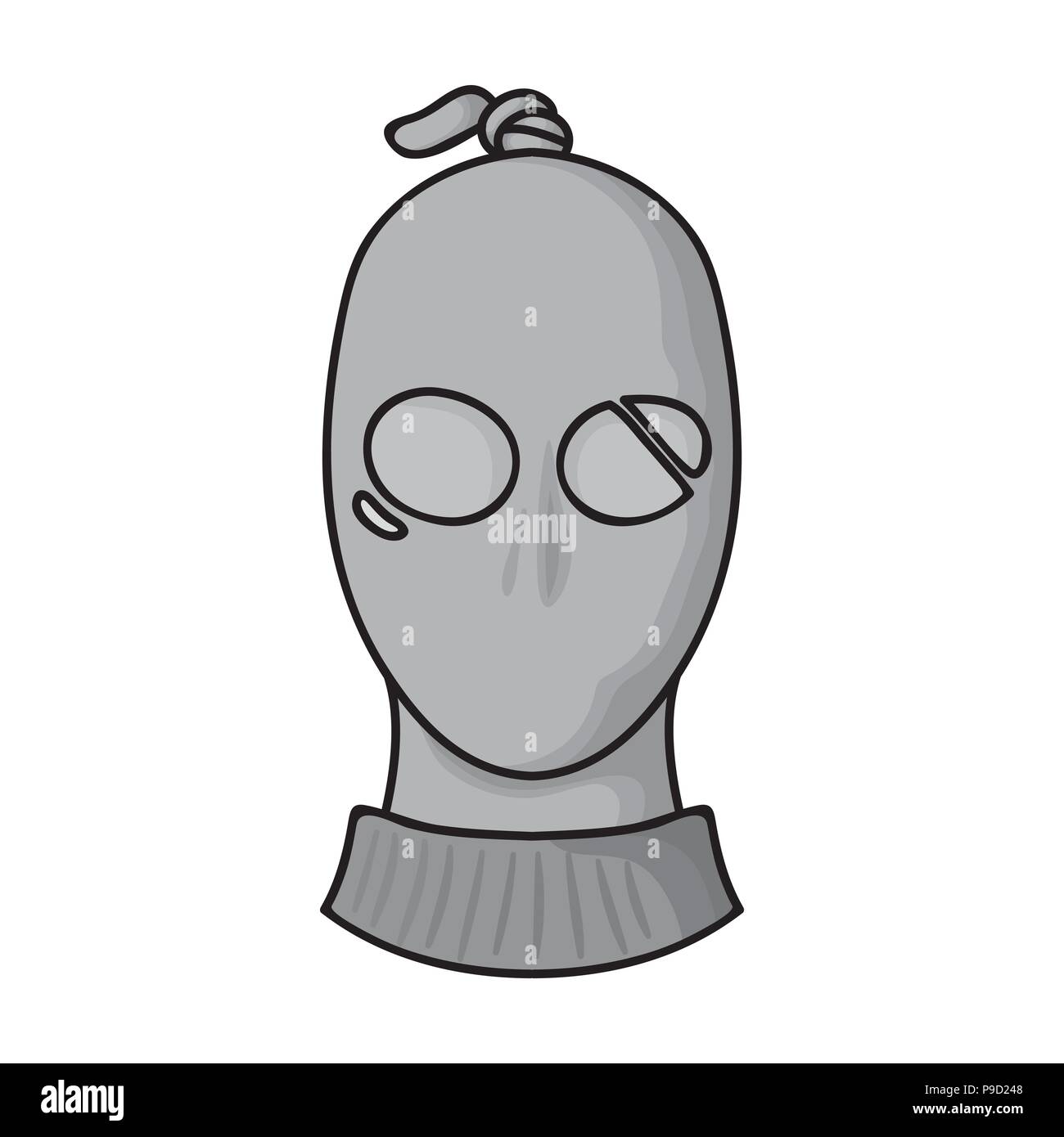 Thief icon in monochrome style isolated on white background. Crime ...