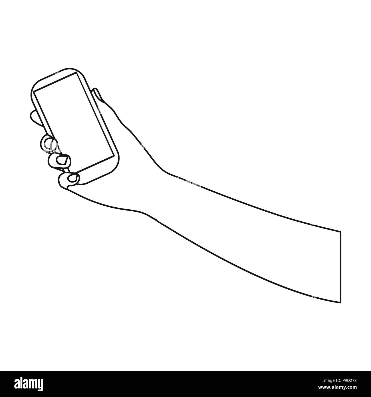 Sign single icon in outline style.Sign vector symbol stock illustration ...