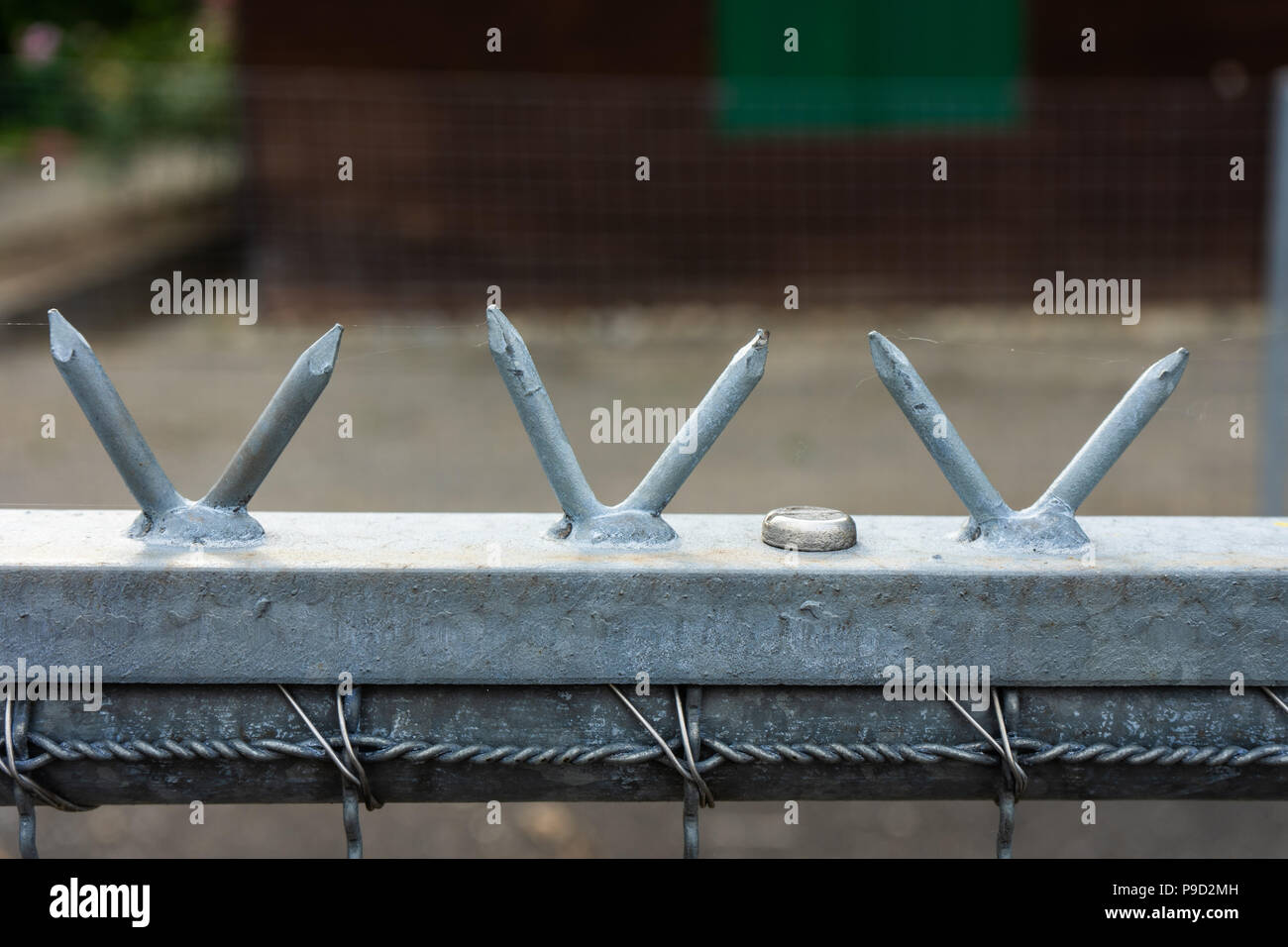 Wrought Iron Gate Spike High Resolution Stock Photography and Images ...