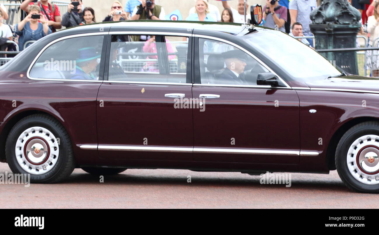 London, UK. Atmosphere at 100th Anniversary of the Royal Air Force ...