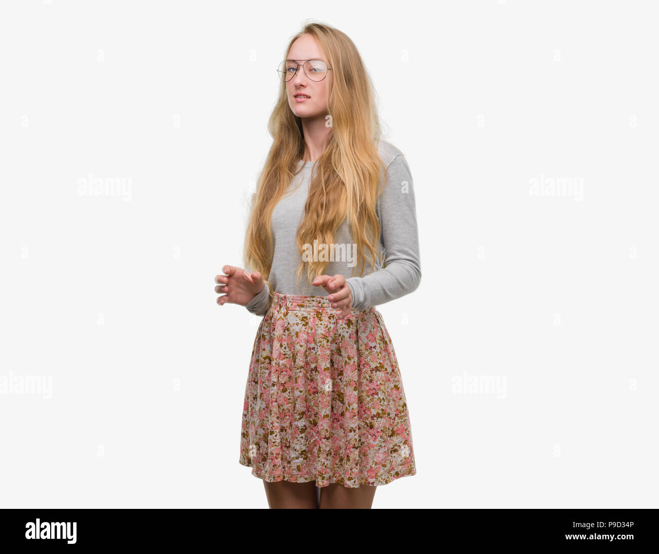 Disgusted face teenager hi-res stock photography and images - Alamy