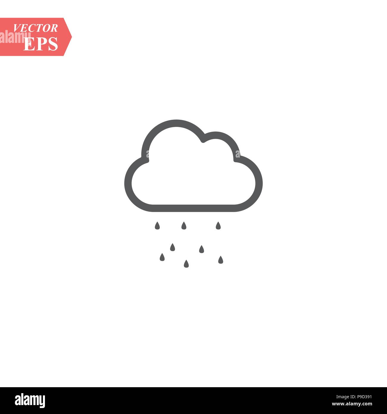 Hail icon vector isolated on white background for your web and mobile ...