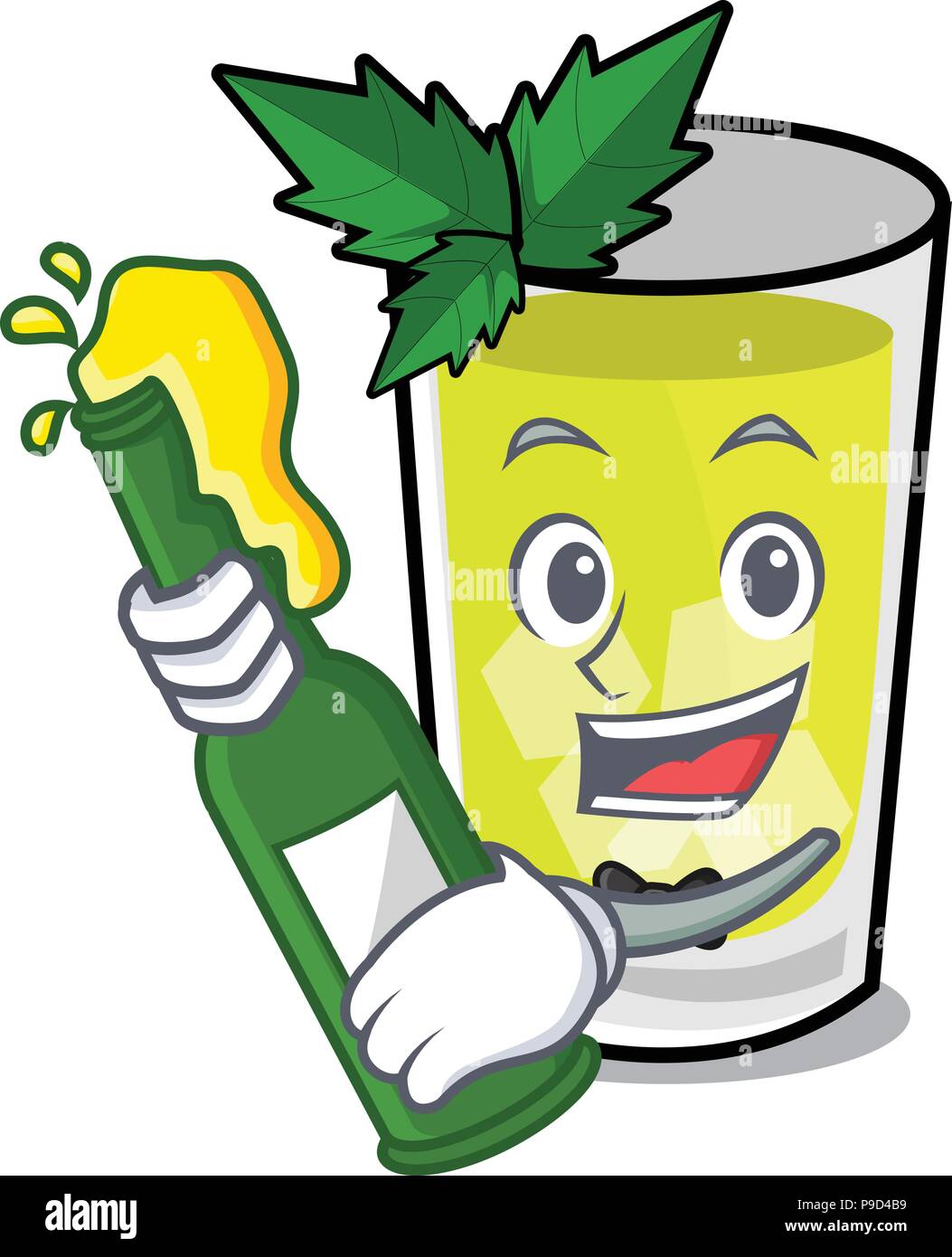 With beer mint julep mascot cartoon Stock Vector Image & Art - Alamy