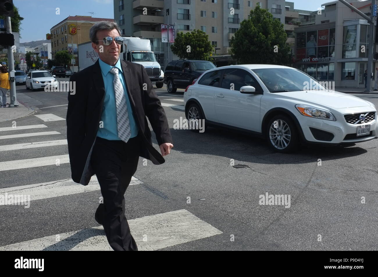 Los Angeles, USA - July 29: Unidentified random people in the streets ...