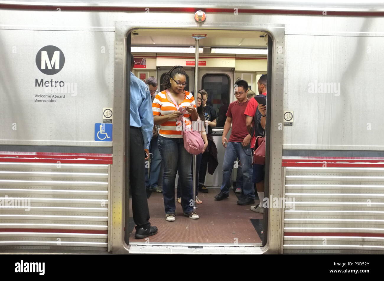 Los Angeles, USA - July 29: Unidentified random people in the streets ...