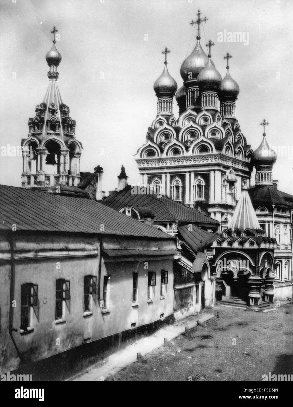 The Church of Iberian icon of Our Lady at Varvarka in Moscow. Museum ...