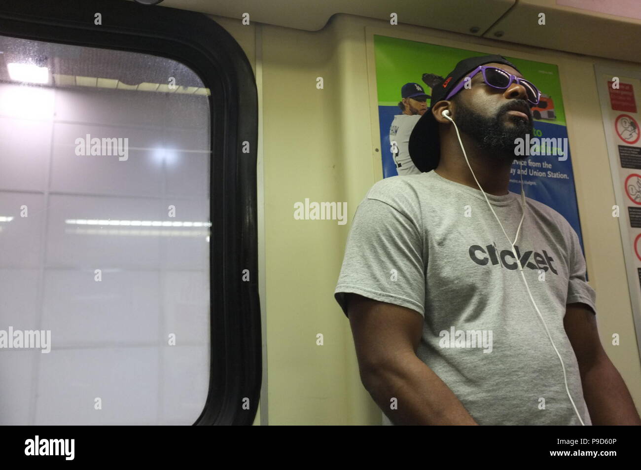 Los Angeles, USA - July 29: Unidentified random people in the streets ...