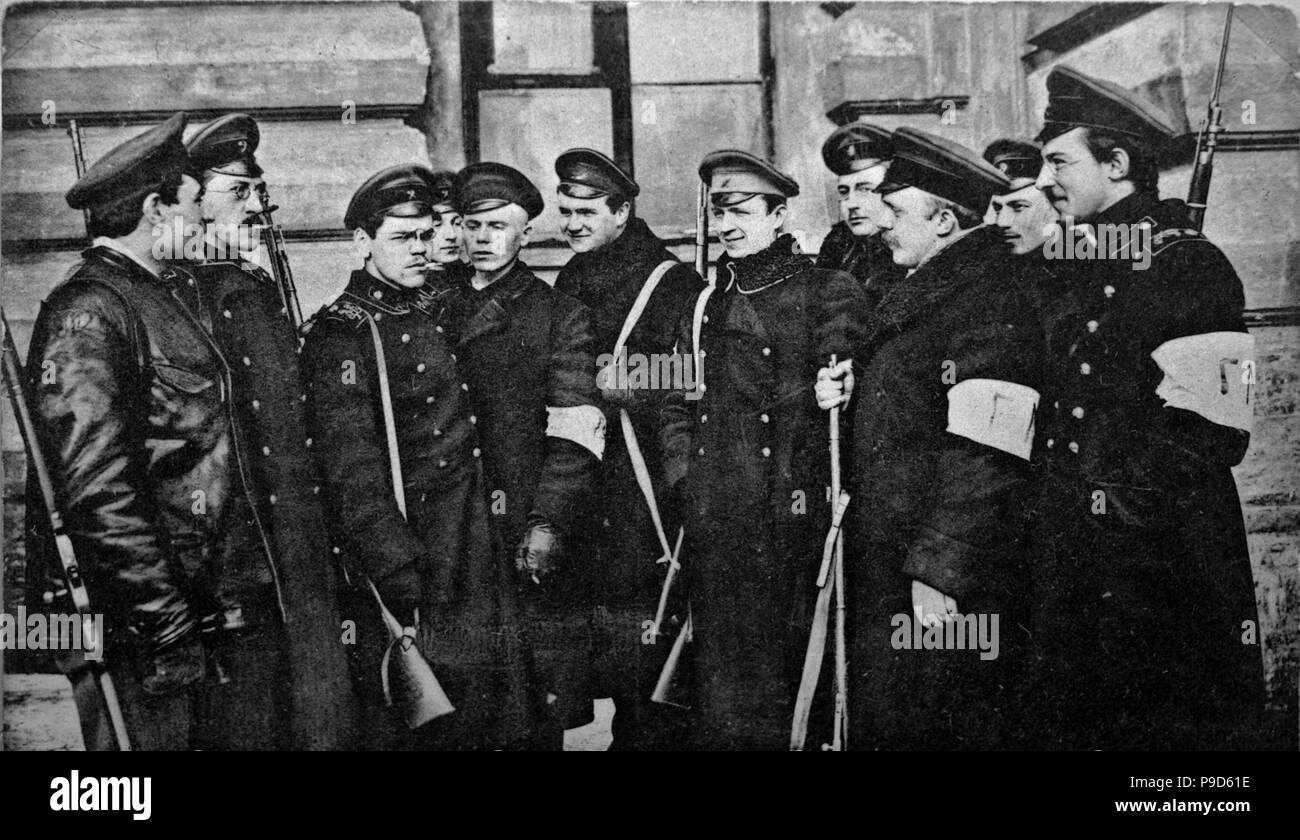 Revolutionary Students after the February Revolution. Museum: State ...