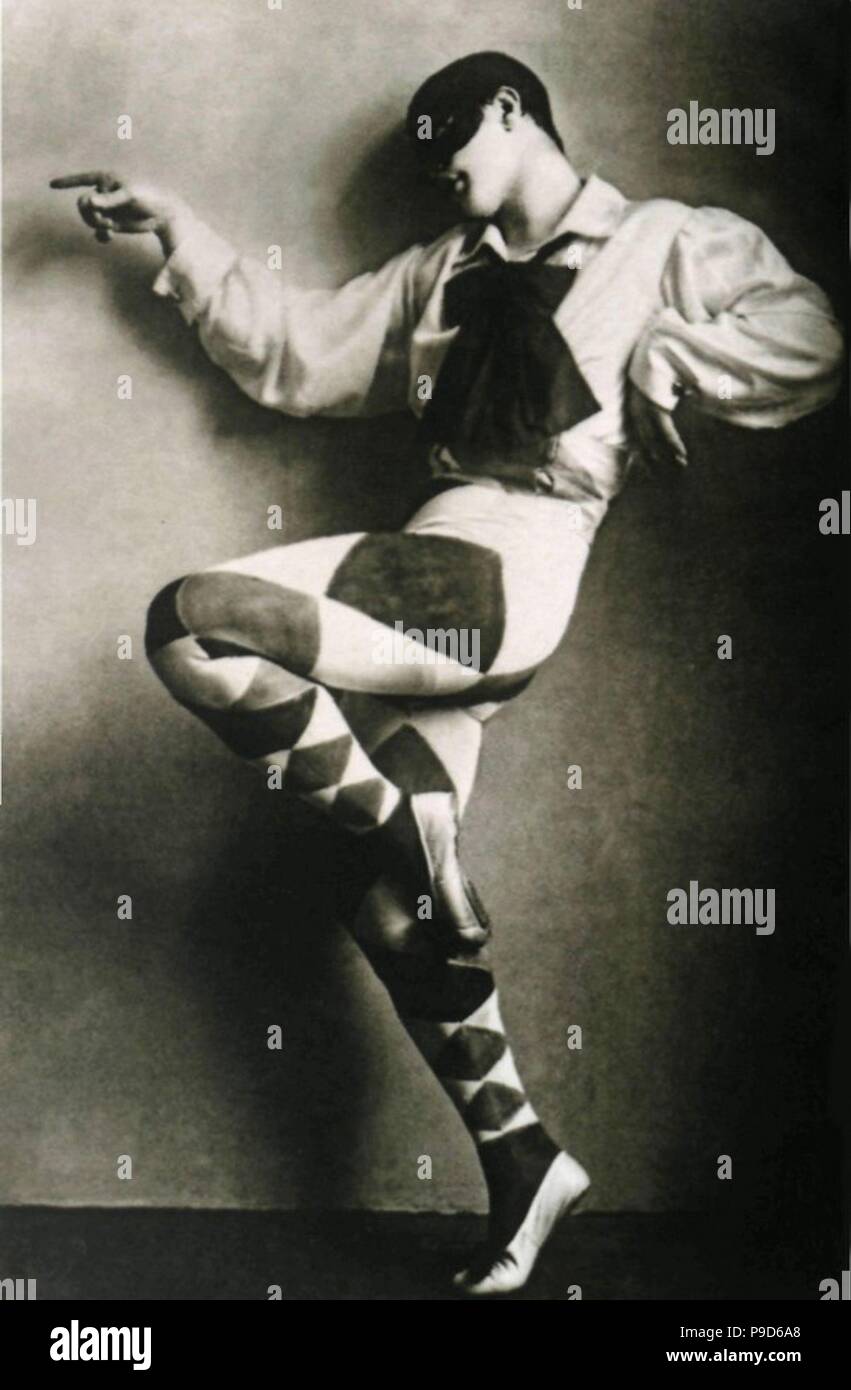 Michel Fokine in the Ballet Le Carnaval by Robert Schumann. Museum ...