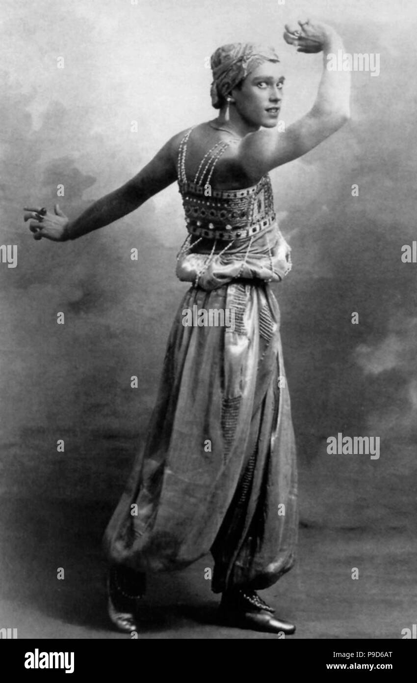 Vaslav Nijinsky in the Ballet Scheherazade by N. Rimsky-Korsakov ...