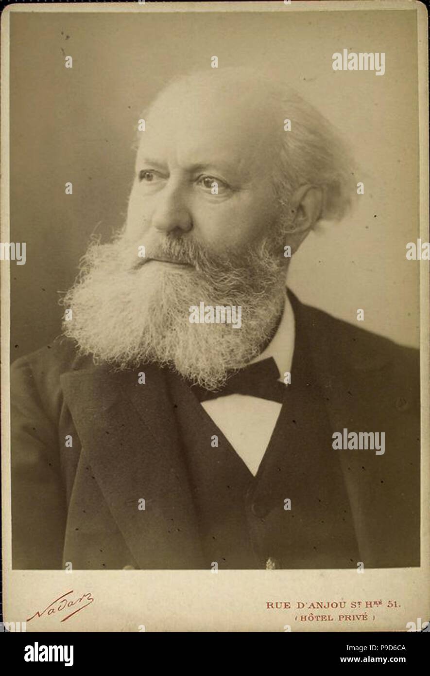 Portrait of the composer Charles Gounod (1818-1893). Museum: PRIVATE ...