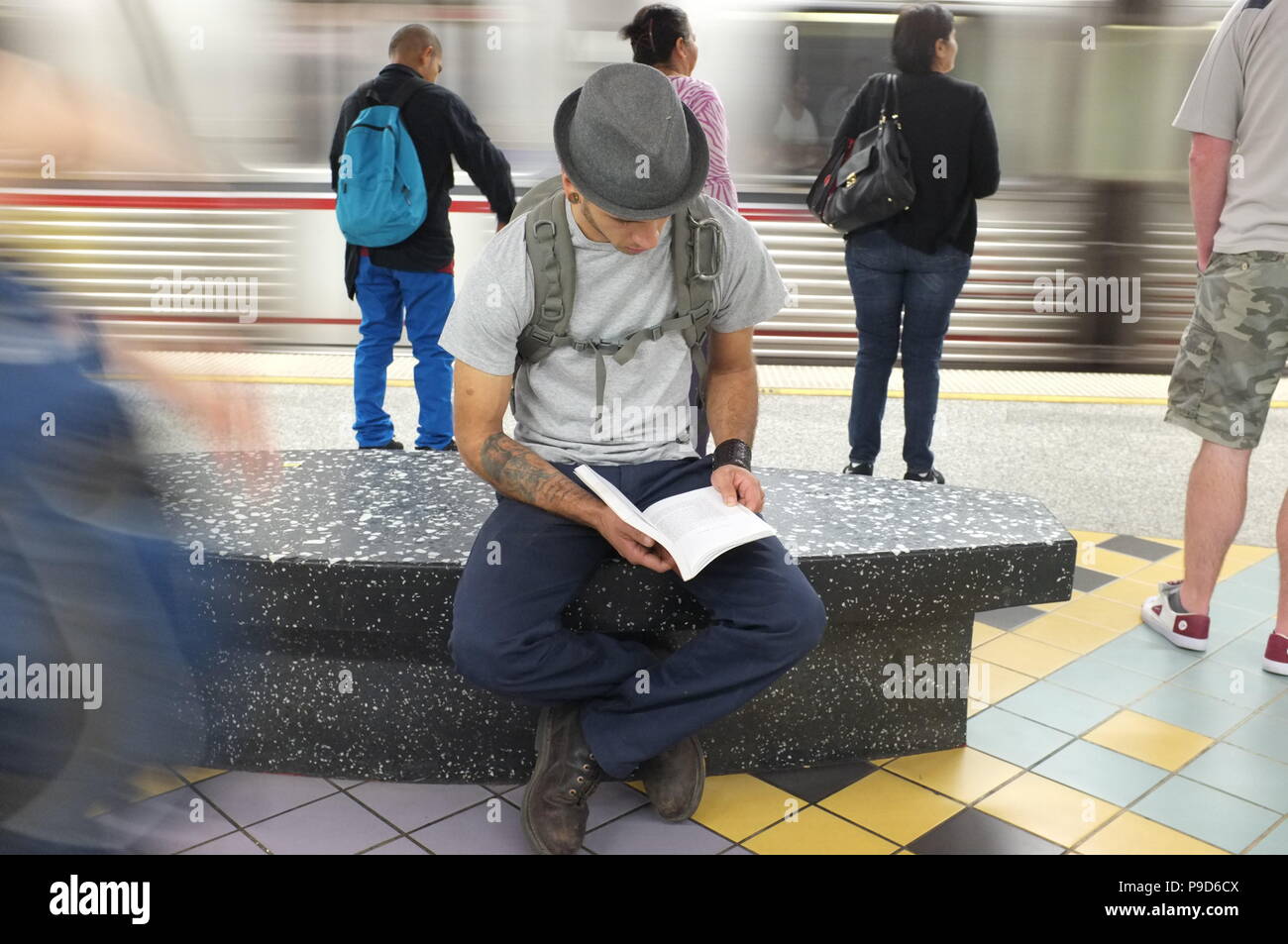Los Angeles, USA - July 29: Unidentified random people in the streets ...