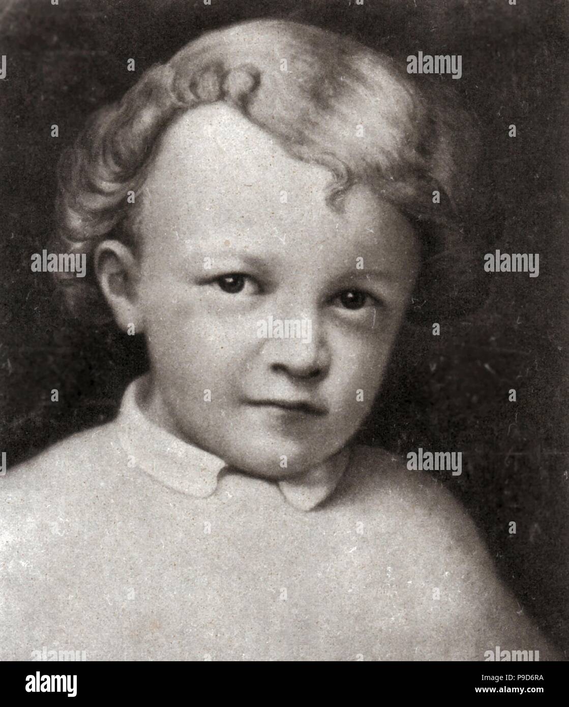 Vladimir Ulyanov (Lenin) at age 4. Museum: State History Museum, Moscow ...