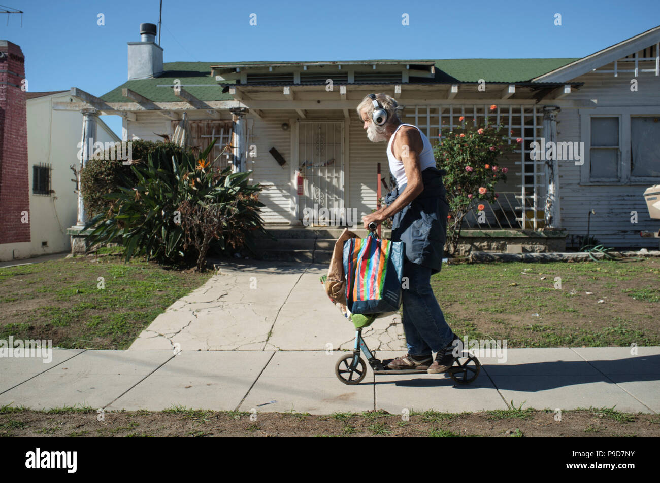 Los Angeles, USA - July 29: Unidentified random people in the streets ...