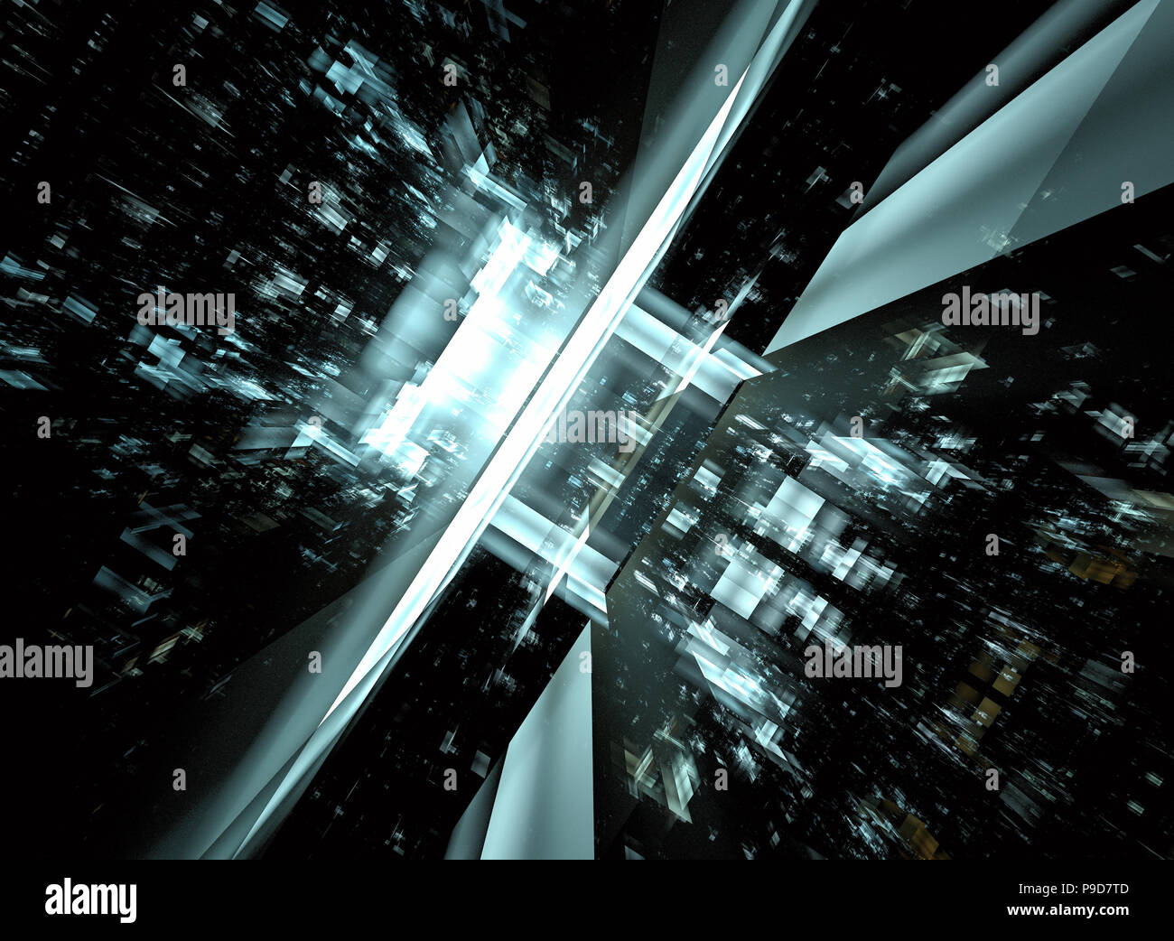 Abstract fractal patterns and shapes. Fractal texture. The colors in ...