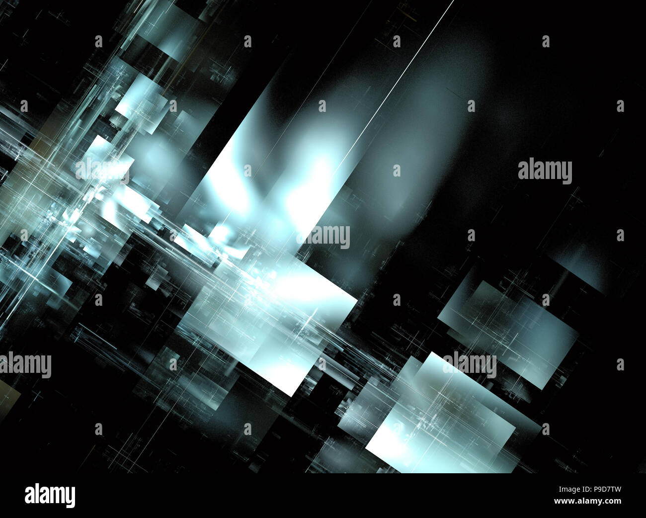 Abstract fractal patterns and shapes. Fractal texture. The colors in ...