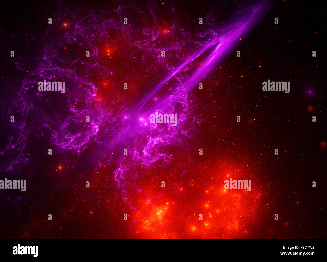 Abstract fractal patterns and shapes. Fractal texture. The colors in ...