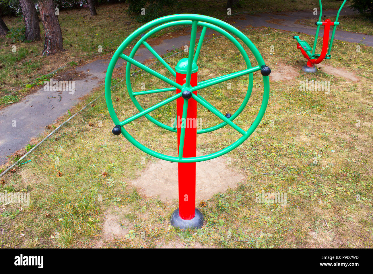 Exercise machine (park) hi-res stock photography and images - Alamy