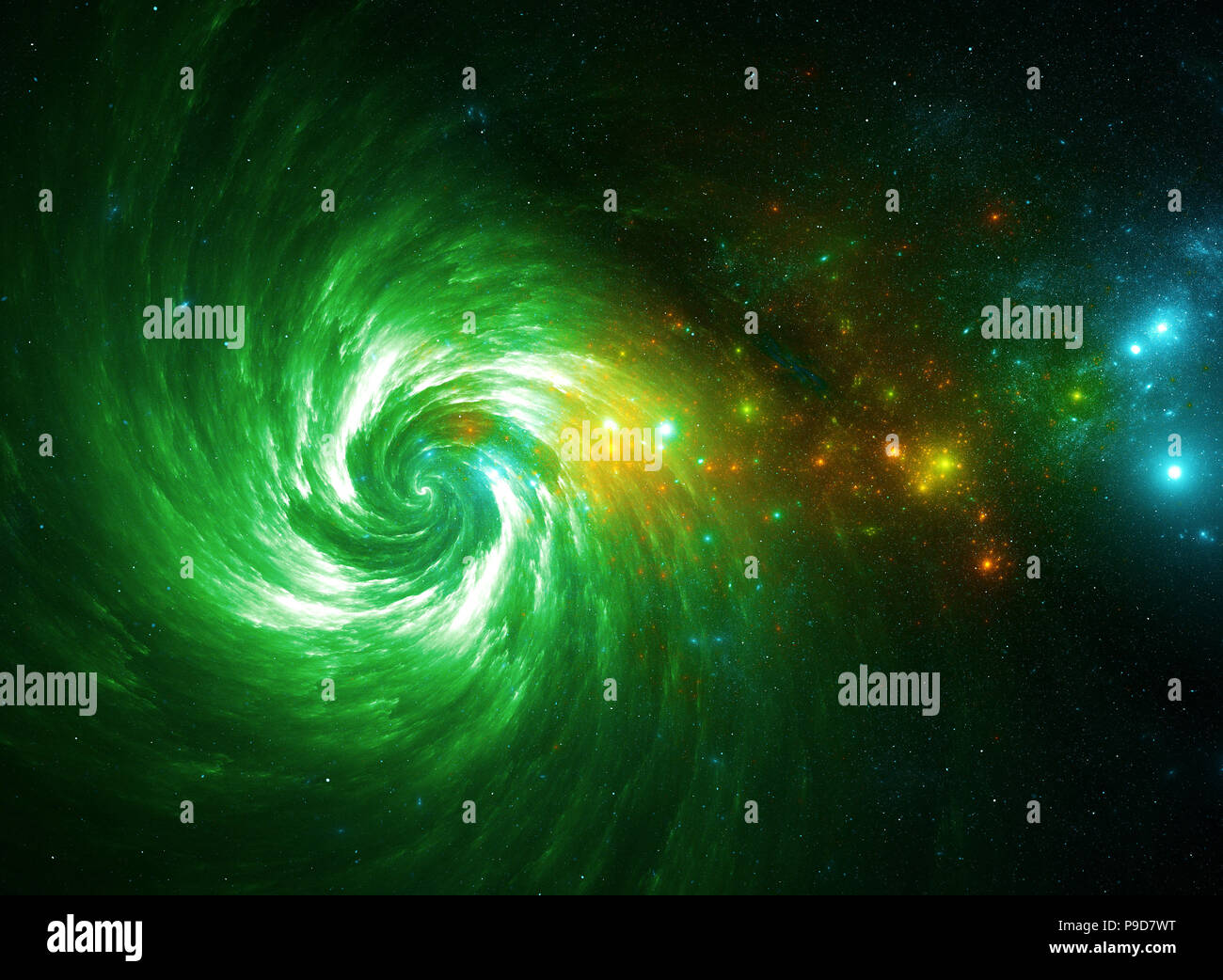 Abstract fractal patterns and shapes. Fractal texture. The colors in ...