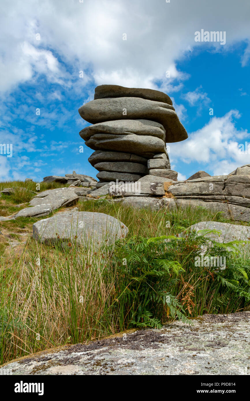 Minions Bodmin Moor Cornwall England July 12, 2018 The Cheesewring ...
