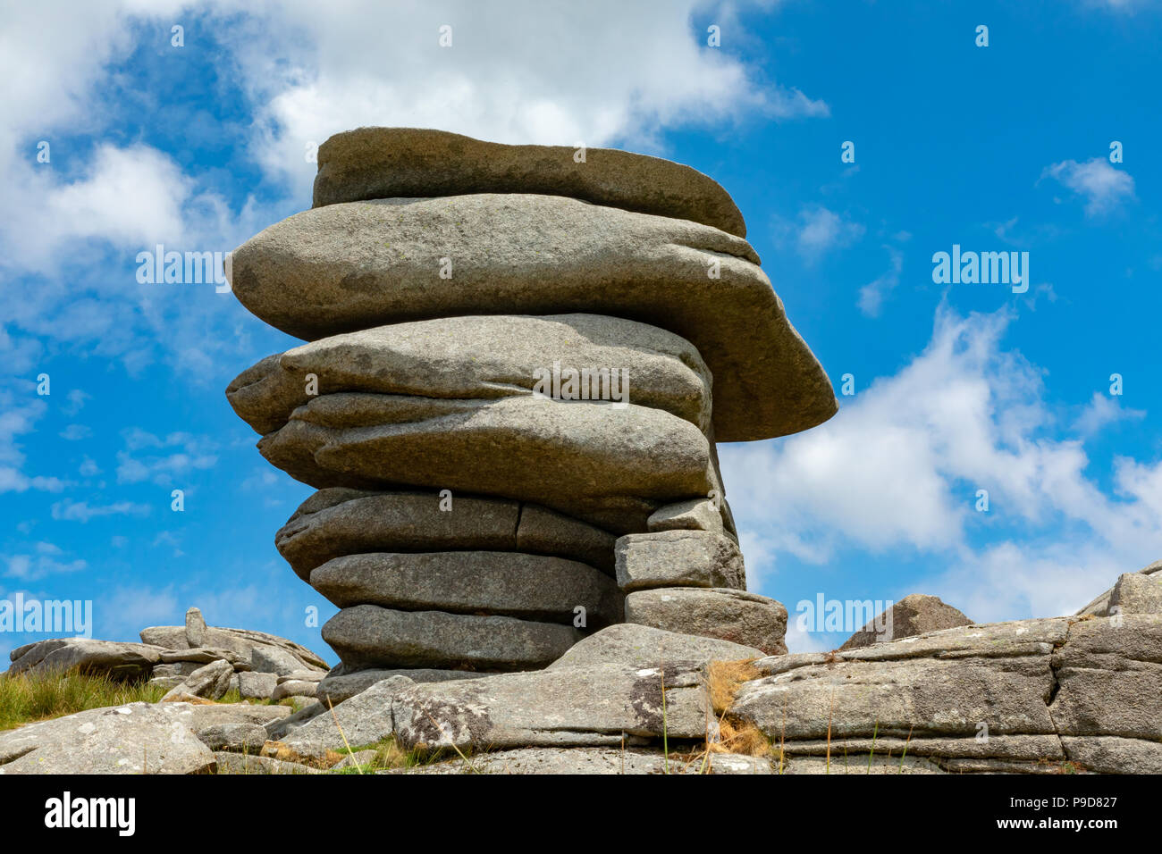 Minions Bodmin Moor Cornwall England July 12, 2018 The Cheesewring ...