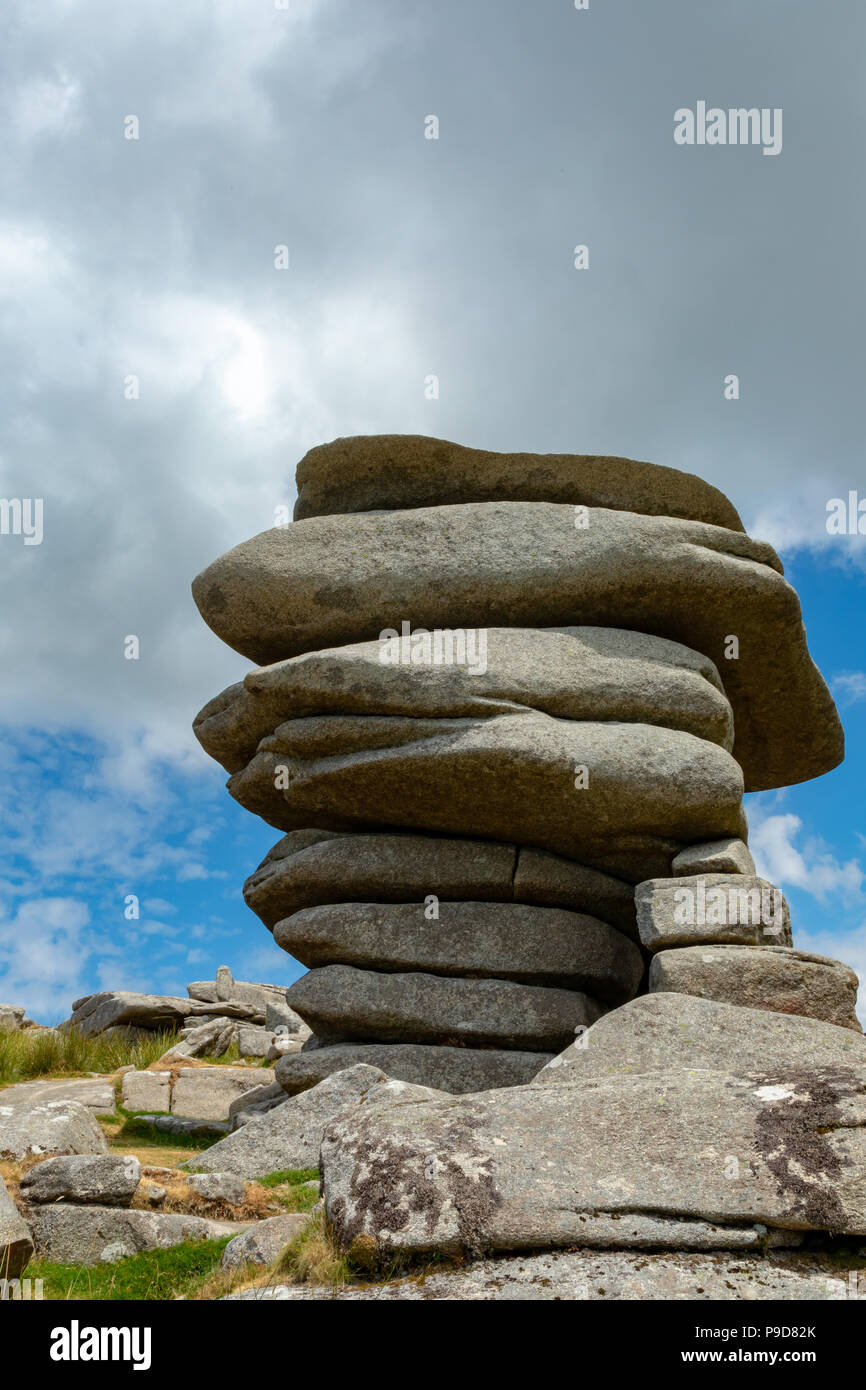 Minions Bodmin Moor Cornwall England July 12, 2018 The Cheesewring ...