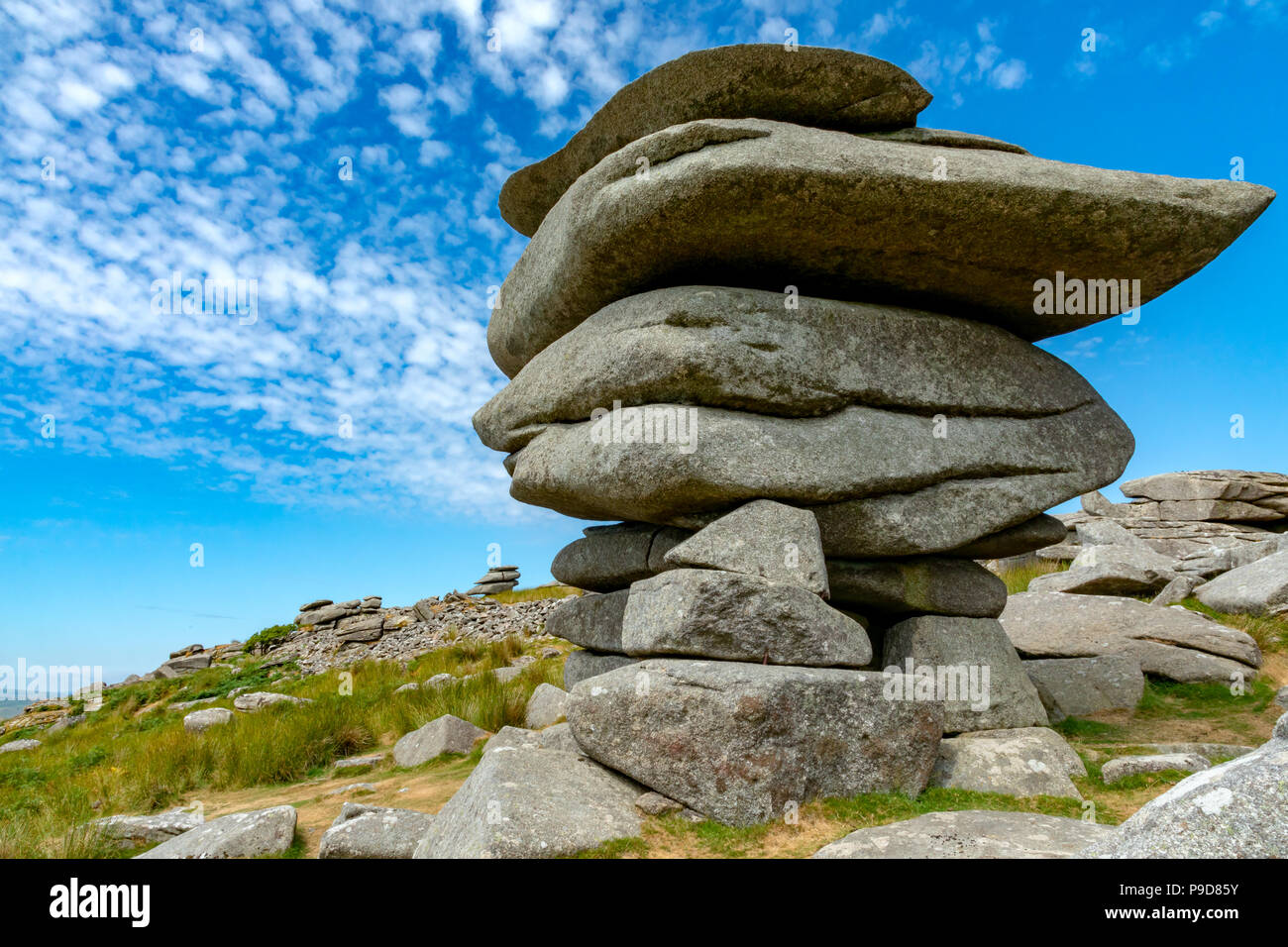 Minions Bodmin Moor Cornwall England July 12, 2018 The Cheesewring ...