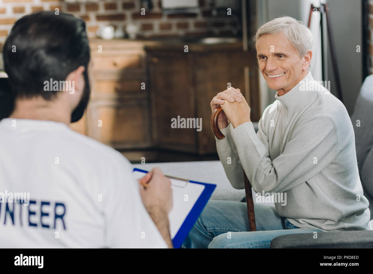 Old man asking for help hi-res stock photography and images - Alamy