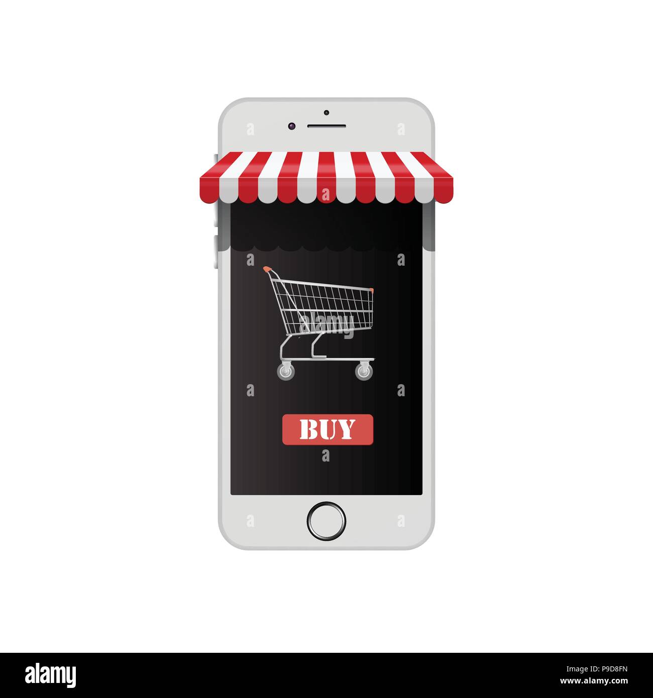 Mobile phone shop awning Stock Vector Images - Alamy