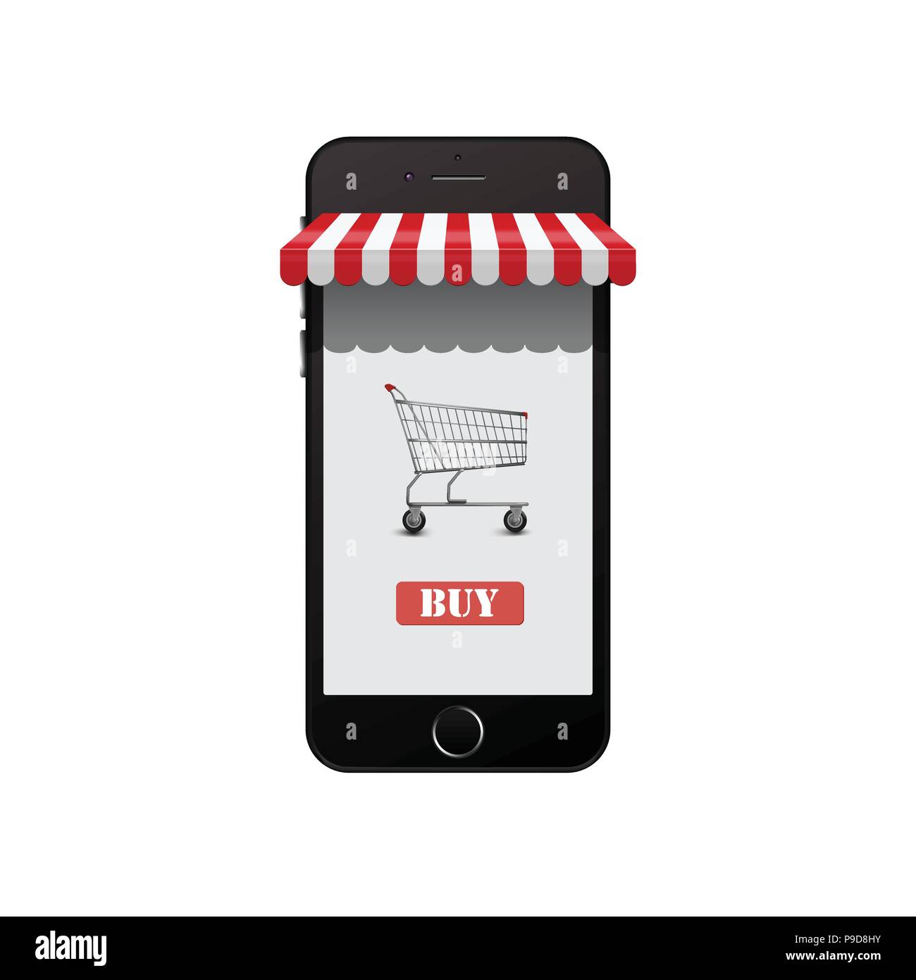 Mobile phone shop awning Stock Vector Images - Alamy