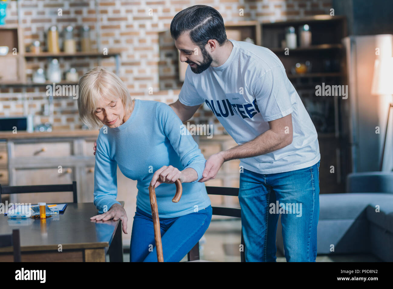 Nice Person Helping Out