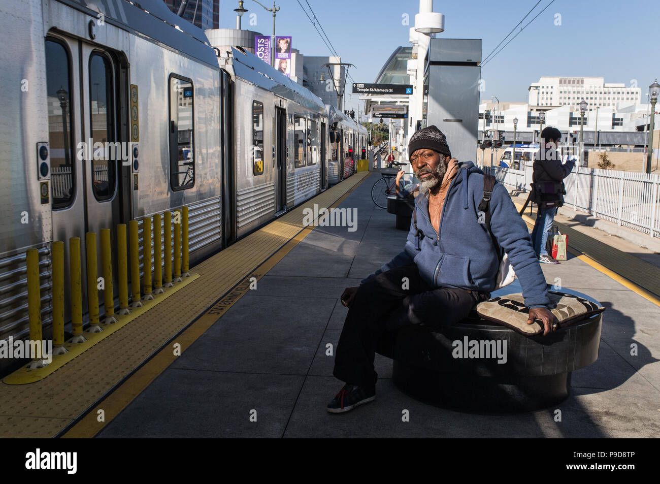 Los Angeles, USA - July 29: Unidentified random people in the streets ...