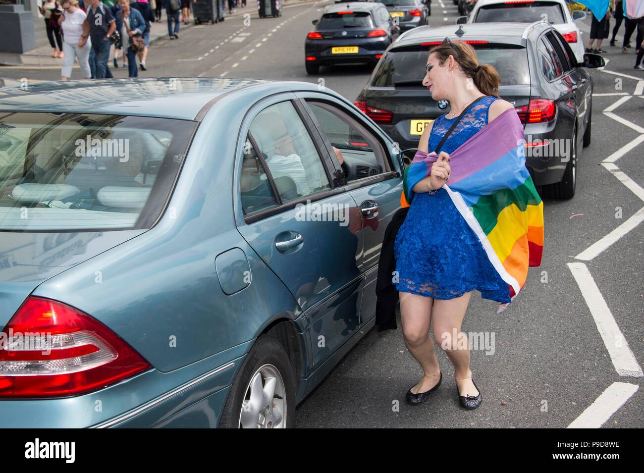 Brighton transgender pride hi-res stock photography and images - Alamy