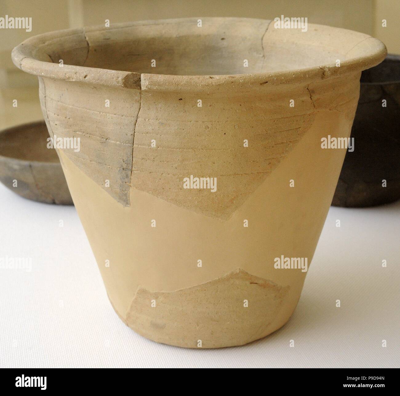 Cooking pot. 5th century AD. Ceramics. Coming from the Roman dump of ...