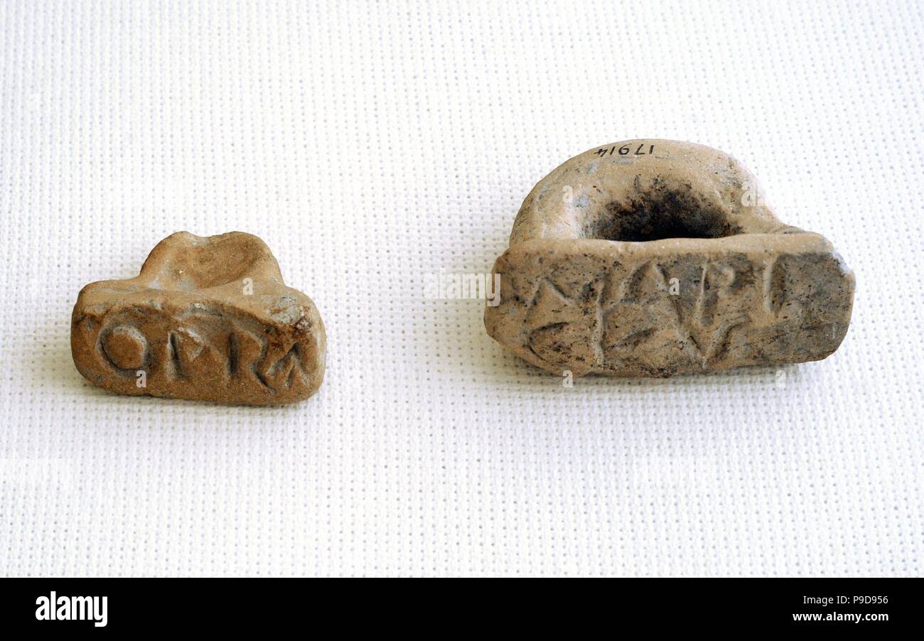 Ancient Rome. Ceramic Stamp-seal. National Archaeological Museum ...