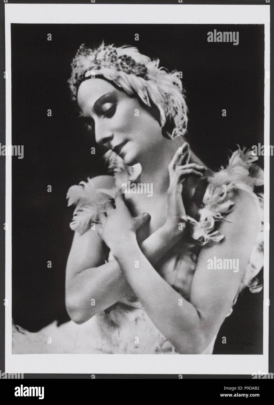 Anna Pavlova in the ballet The Dying Swan by Camille Saint-Saëns ...
