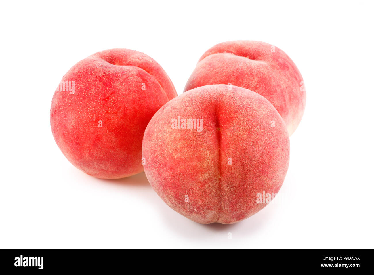 Japan Peaches isolated on white background Stock Photo - Alamy
