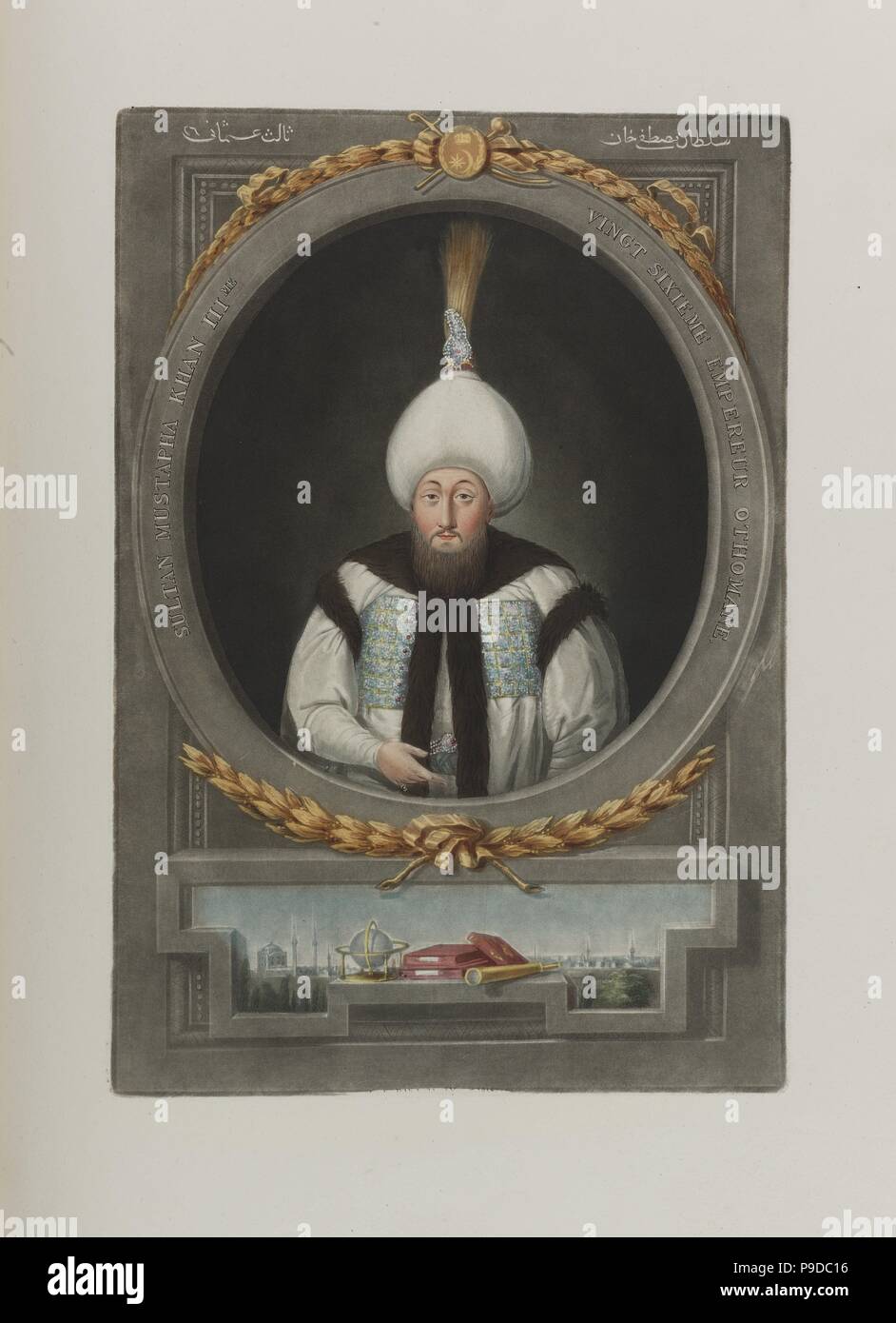 Portrait of Sultan Mustafa III (1717-1774). Museum: PRIVATE COLLECTION ...
