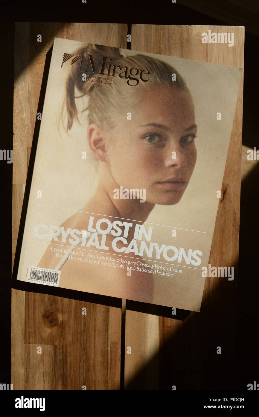A copy of Mirage Magazine issue 3 on a coffee table Stock Photo - Alamy