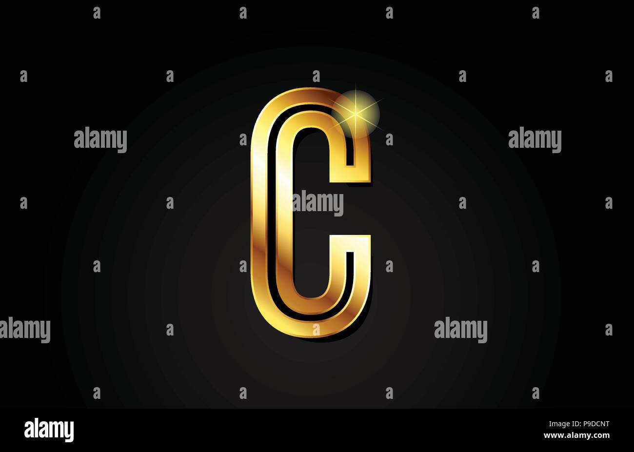 Gold logo hi-res stock photography and images - Alamy