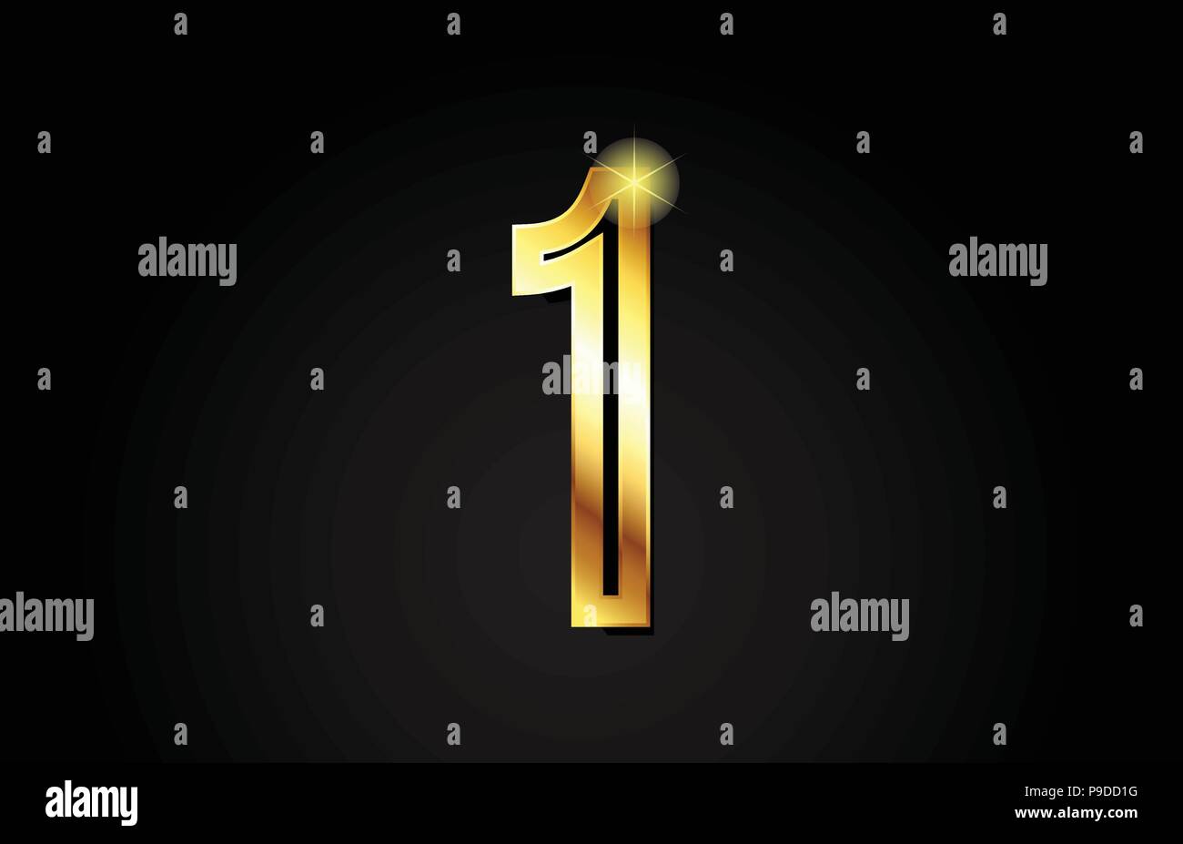 Gold number 1 hi-res stock photography and images - Alamy