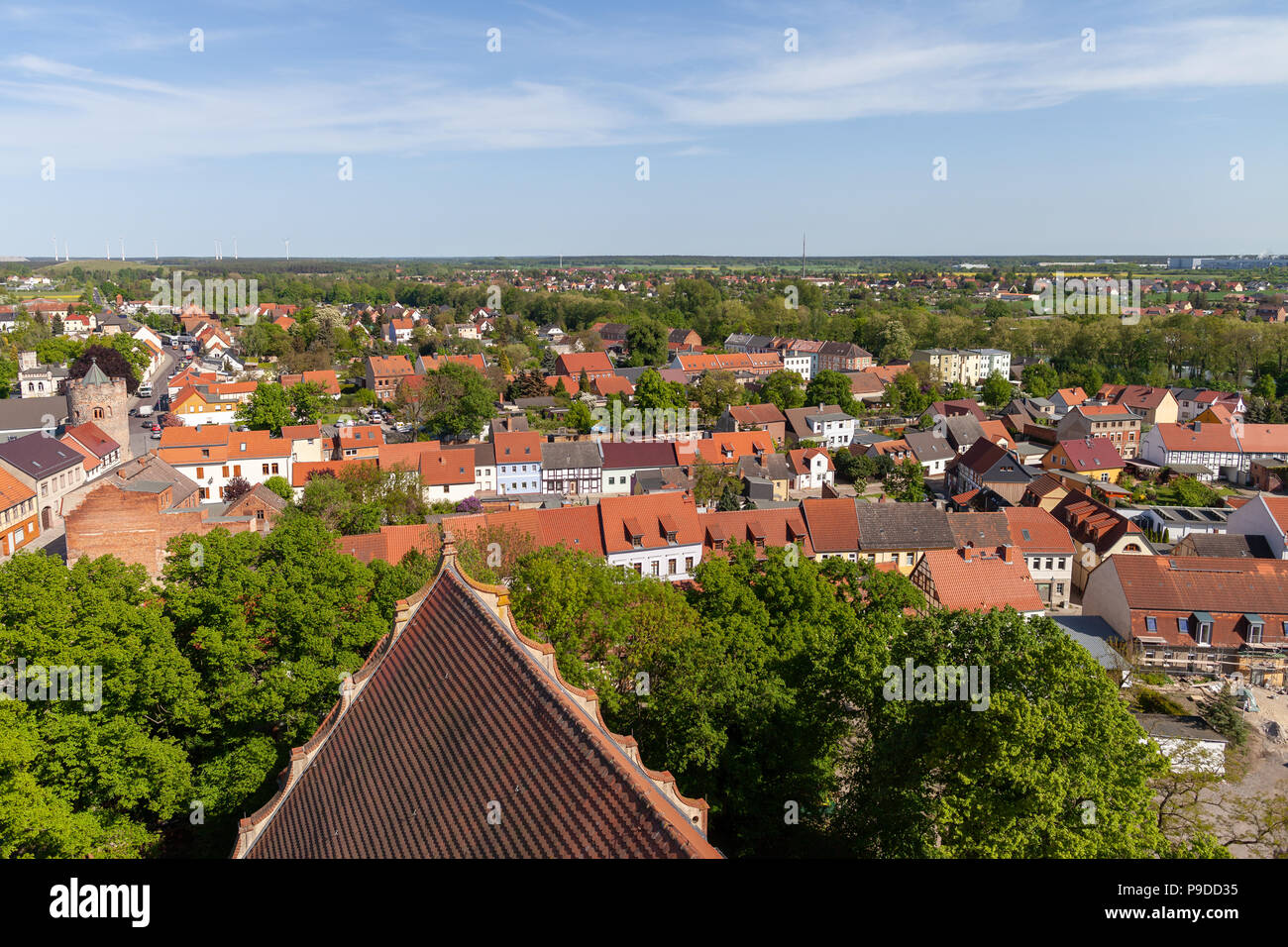 Aerial view magdeburg old city hi-res stock photography and images - Alamy