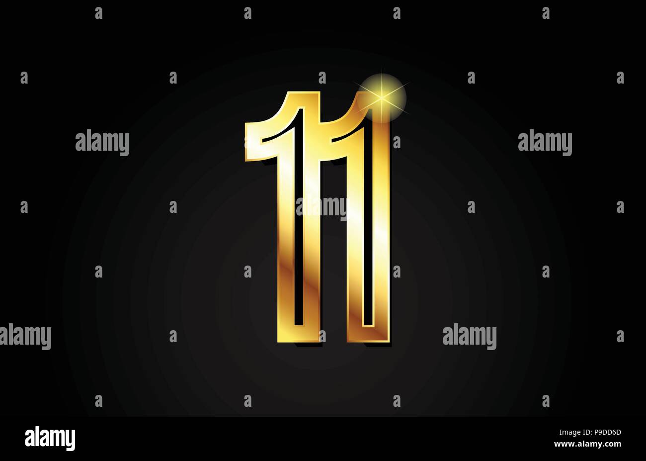 Number 11 Stock Vector Images - Alamy