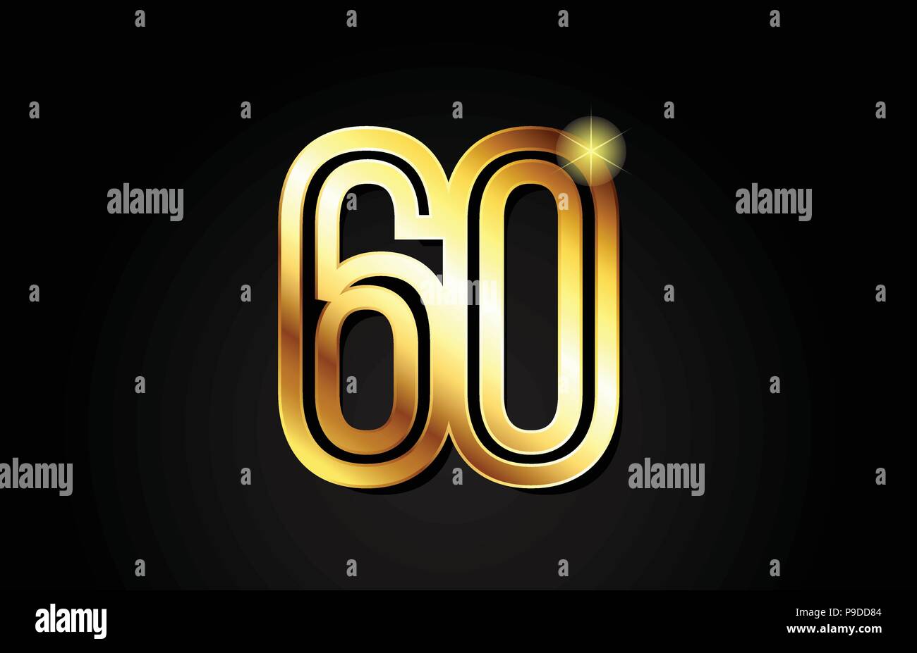 Luxury 60 logo hi-res stock photography and images - Alamy