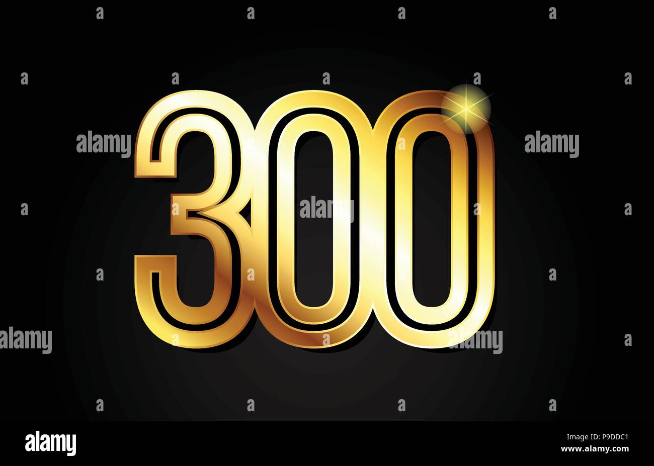 Number 300 Stock Vector Images - Alamy