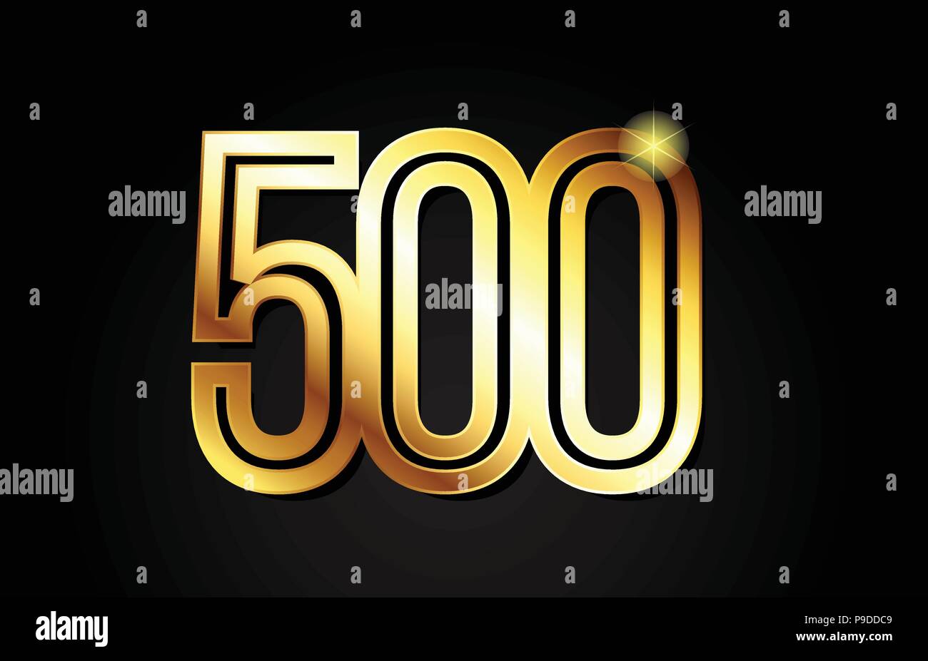 Number 500 Stock Vector Images - Alamy