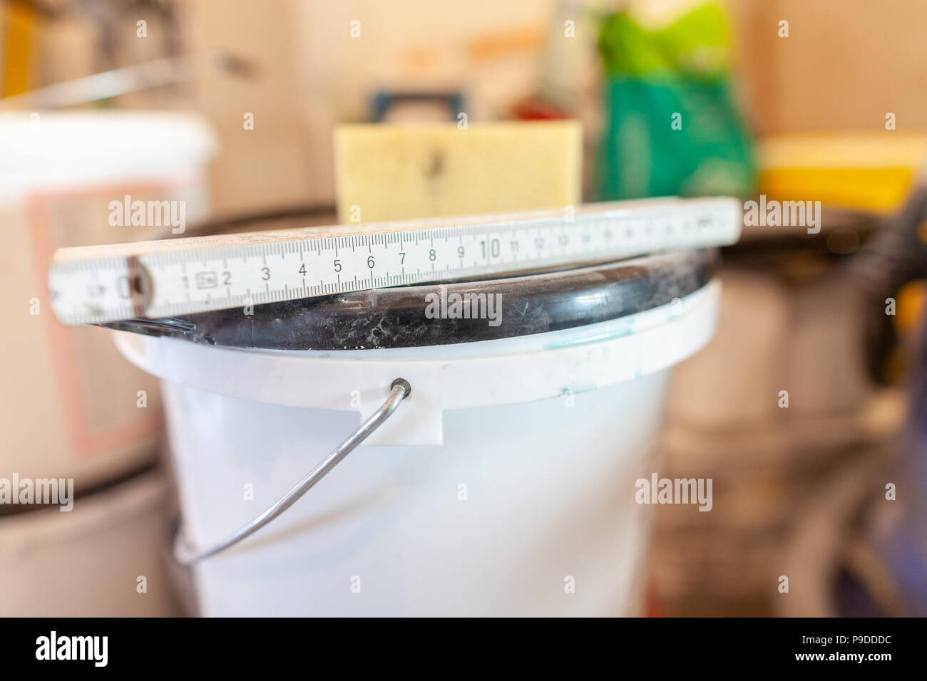 Meter stick with ruler hi-res stock photography and images - Alamy